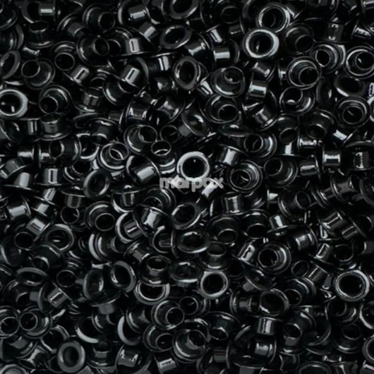 Ilhós de Metal Preto N°51 Marpax 500 unidades